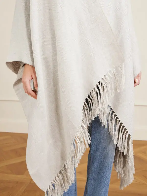 Brunello Cucinelli Fringed Linen-blend Scarf