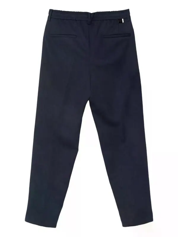 LOW BRAND Pleated Trousers - Blue