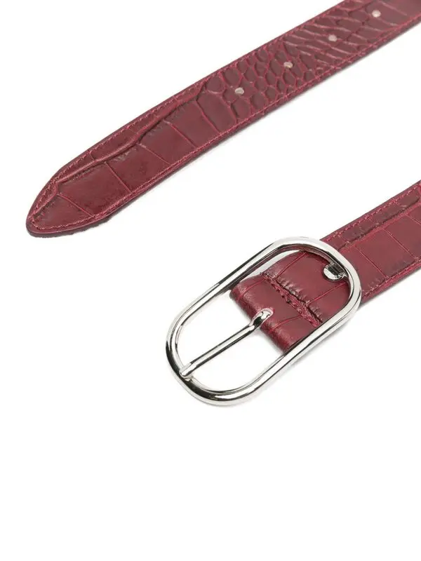 HERSKIND Hannah Leather Belt - Red
