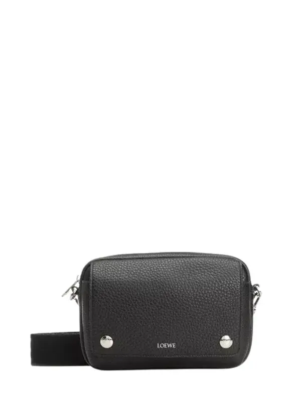 Loewe Pebble Messenger Bag - Black