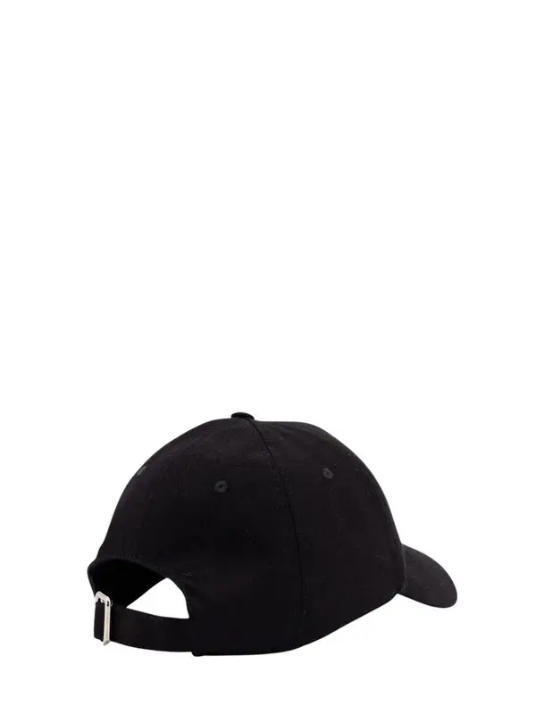 Givenchy Logo Cotton Baseball Cap - Black