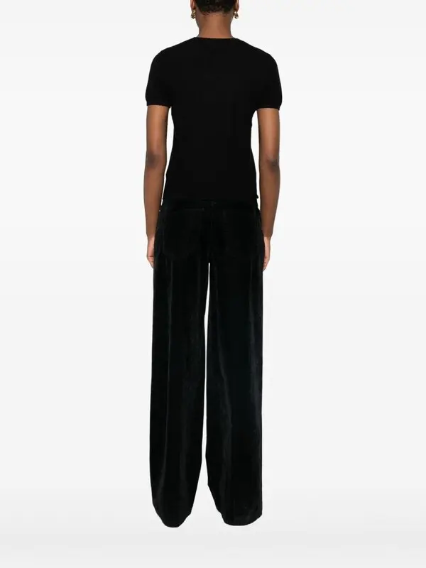 LISA YANG Ira Cashmere T-shirt - Black