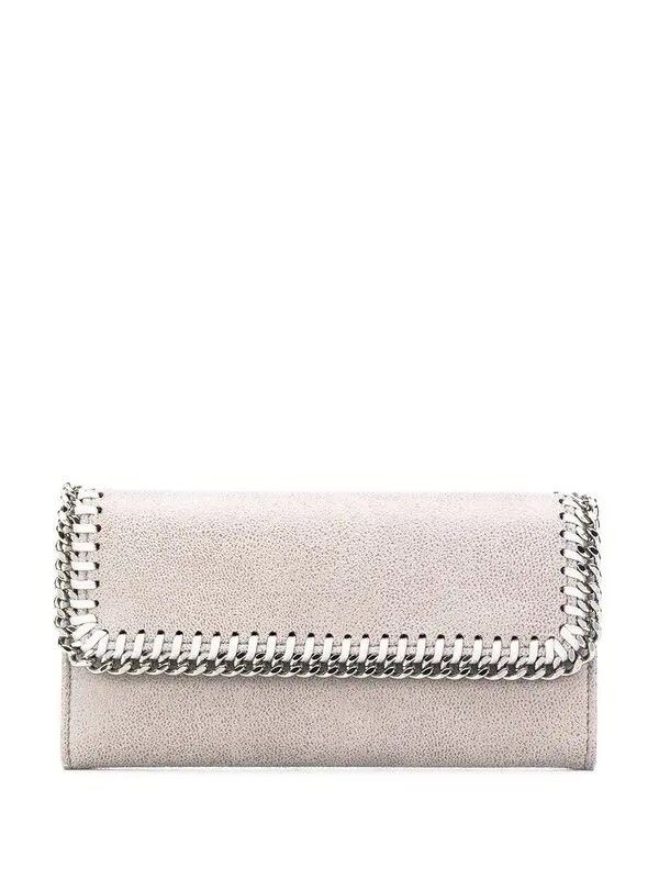 Stella McCartney Falabella Flap Wallet - Grey