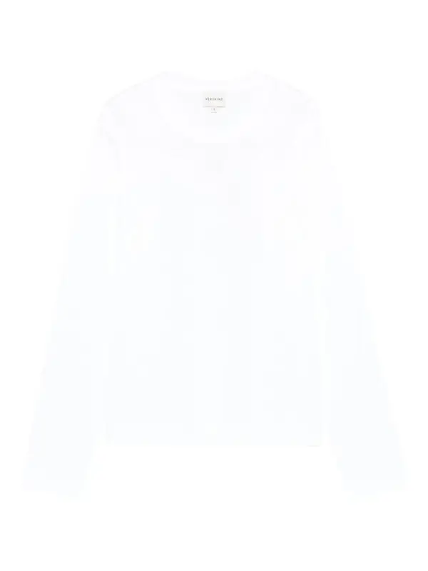 HERSKIND Cotton Crewneck Sweater - White