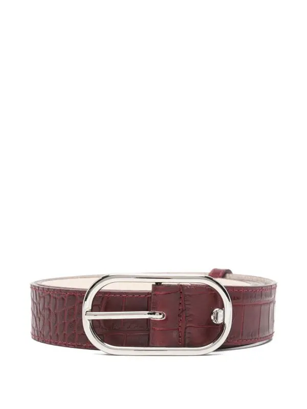 HERSKIND Hannah Leather Belt - Red
