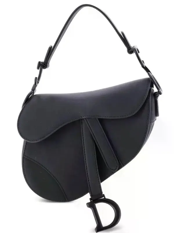 Dior Ultra Matte Saddle Mini Shoulder Bag - Black
