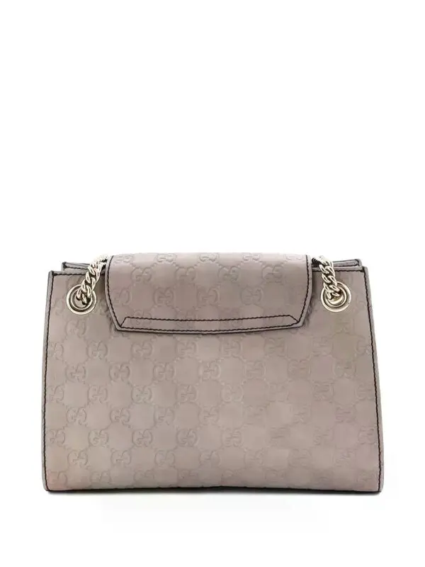 Gucci Emily Chain Flap Shoulder Bag - Grey