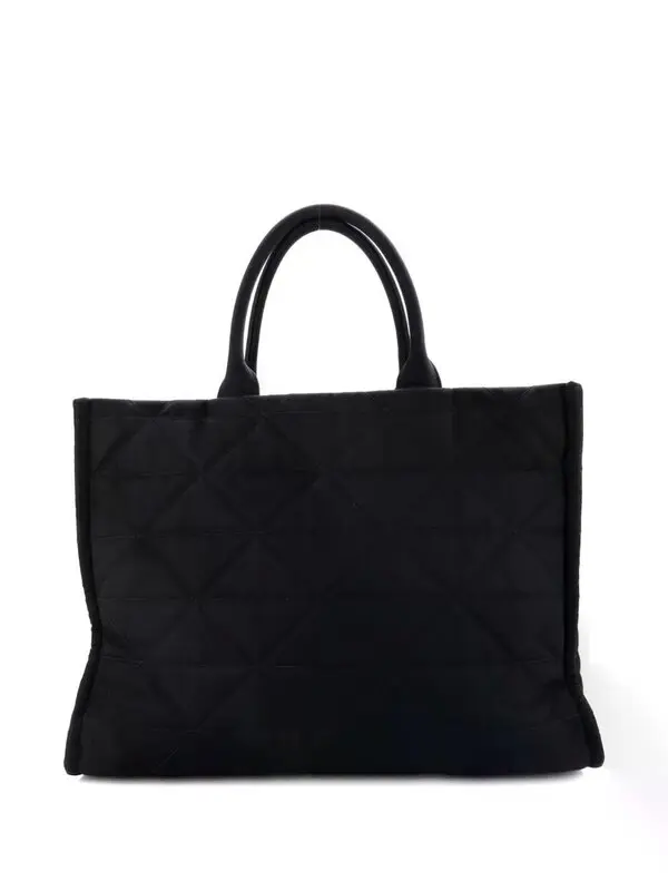 Prada Open Shopping Quilted Re-nylon Large Tote Bag