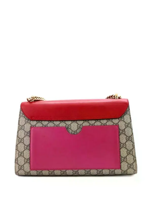 Gucci Padlock Gg Coated Canvas And Leather Medium Shoulder Bag