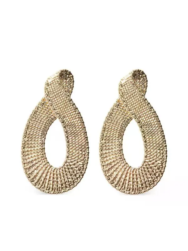 Carolina Herrera Geometric Dangle Earrings - Gold