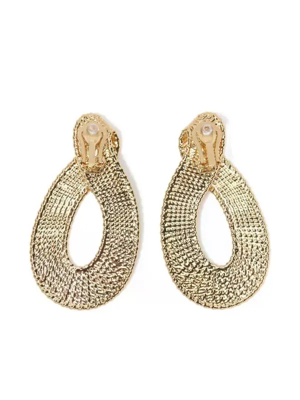 Carolina Herrera Geometric Dangle Earrings