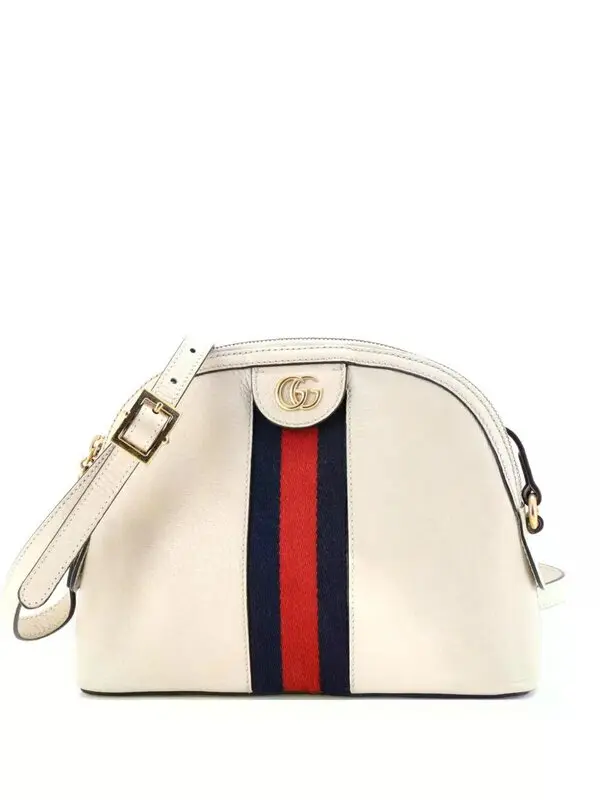 Gucci Ophidia Dome Small Shoulder Bag - White