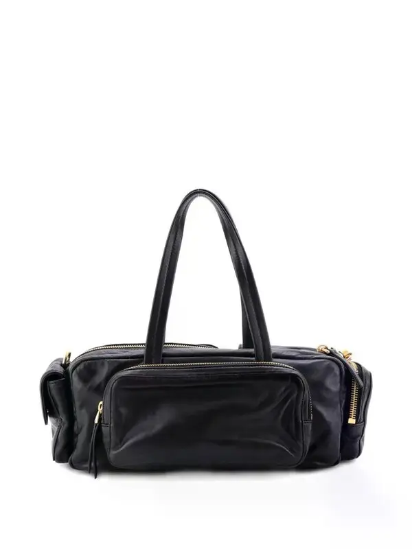 Miu Miu Multi Pocket Leather Shoulder Bag