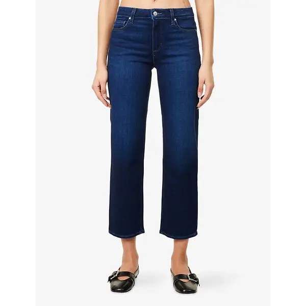 Paige Mason Ankle Straight-leg Denim Jeans - Cirques