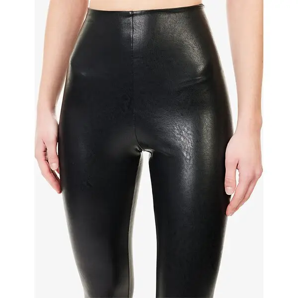 Commando Faux-leather Leggings - Black
