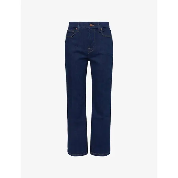 Good American Good Legs Crop Mini Boot Jeans