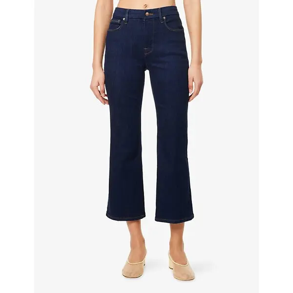 Good American Good Legs Crop Mini Boot Jeans
