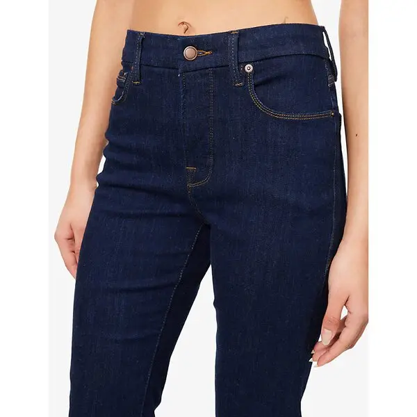 Good American Good Legs Crop Mini Boot Jeans