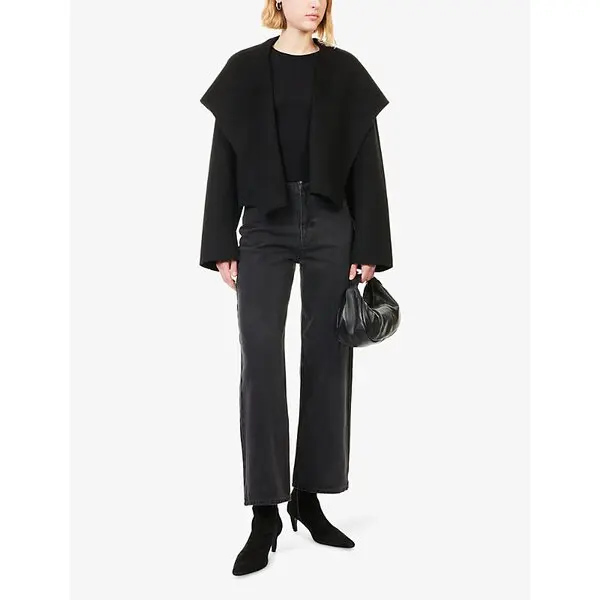 Dissh Cropped Wool-blend Coat