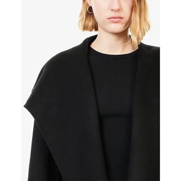 Dissh Cropped Wool-blend Coat