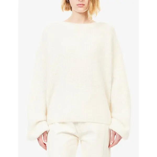 Dissh Relaxed Fit Stretch-wool Blend Jumper