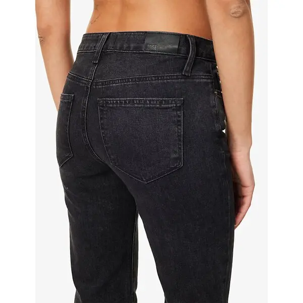 Paige Sofia Mid-rise Flared Denim Jeans