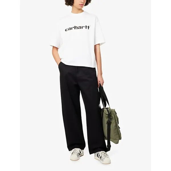 Carhartt Work In Progress Cotton-twill Relaxed-fit Trousers