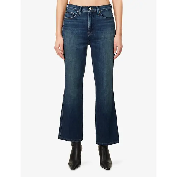 Good American Good Standard Kick Flared Jeans