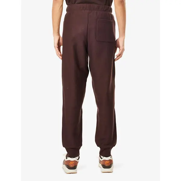 Carhartt Work In Progress American Script Tapered-leg Cotton-blend Jogging Bottoms - Palisander