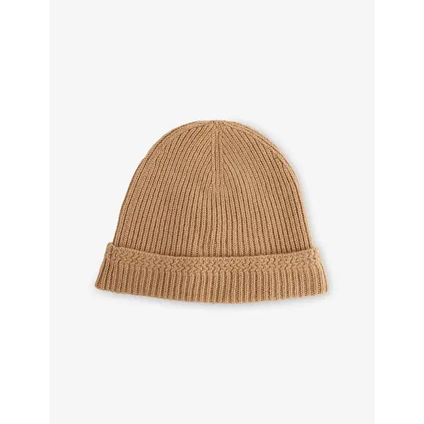 TOM FORD Ribbed Cashmere Beanie With Branded Tab