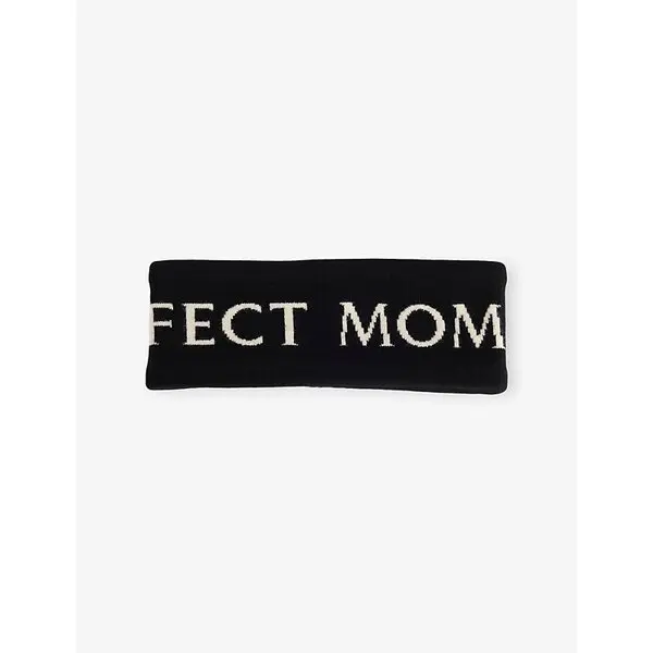 Perfect Moment Knitted Wool-blend Headband - Black
