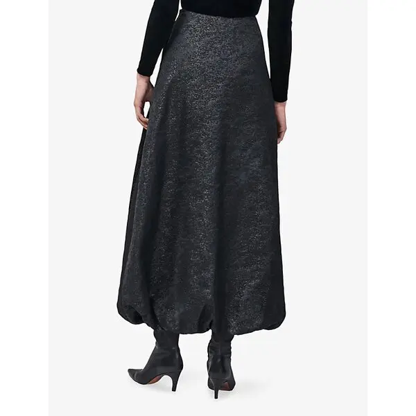 RO&ZO Puffball Woven Maxi Skirt