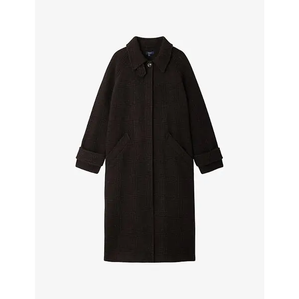 Soeur Berlin Checked Wool Coat
