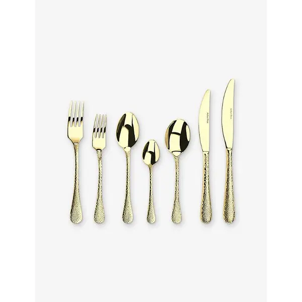 ARTHUR PRICE Champagne Avalon 60-piece Pvd-coated Stainless-steel Cutlery Set - Stainless Steel