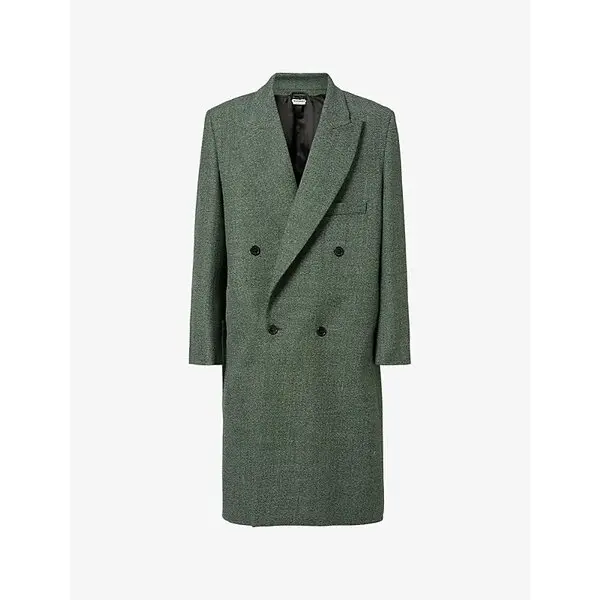 JW Anderson Peak-lapel Double-breasted Wool Coat