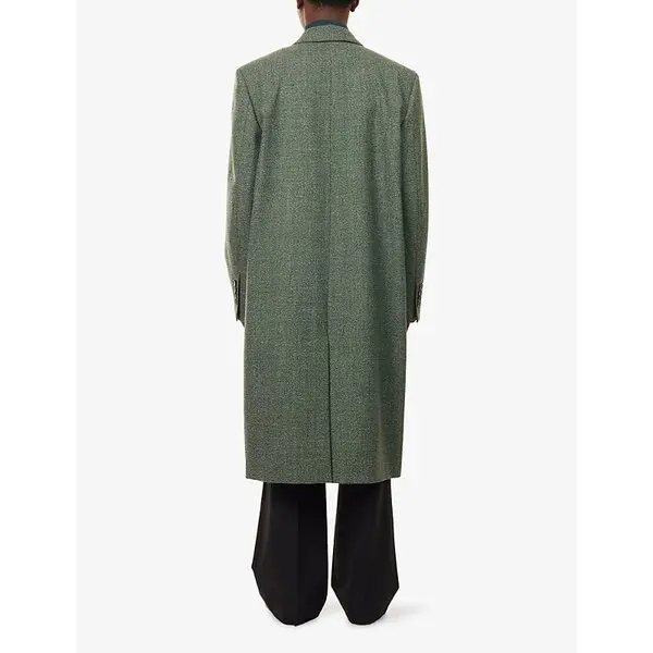 JW Anderson Peak-lapel Double-breasted Wool Coat