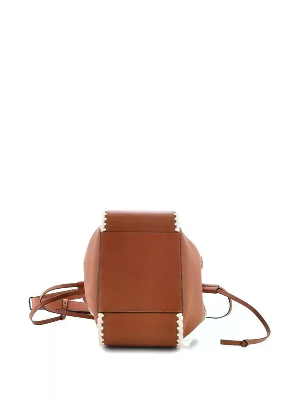 Loewe Hammock Small Shoulder Bag Leather With Crochet Detail