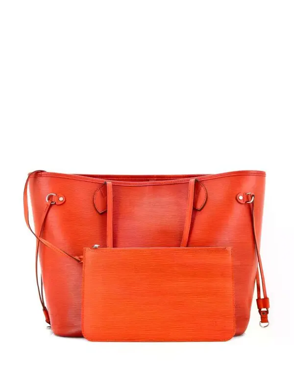 LOUIS VUITTON Neverfull Epi Leather Mm Tote Bag - Orange