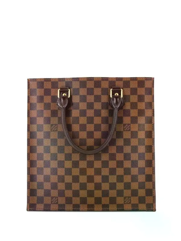 LOUIS VUITTON Sac Plat Damier Pm Tote - Brown