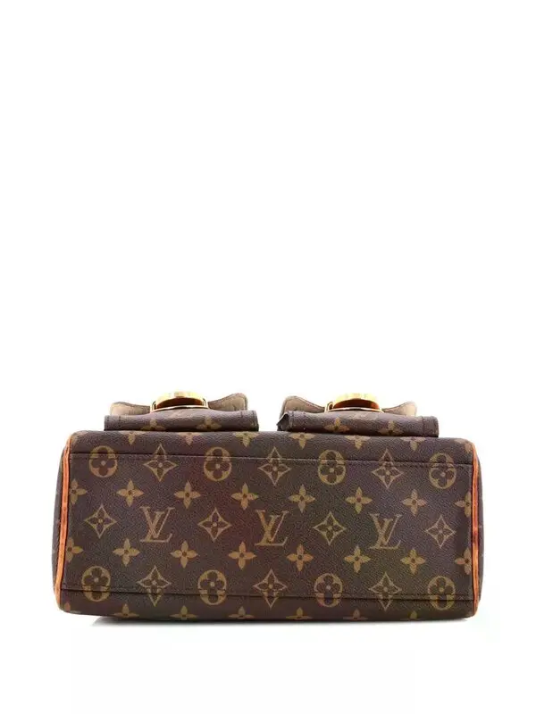 LOUIS VUITTON Manhattan Handbag Monogram Canvas Pm Satchel