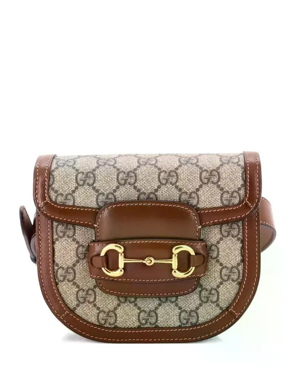 Gucci Horsebit 1955 Mini Crossbody Bag - Brown