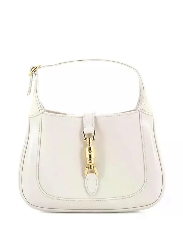 Gucci Jackie 1961 Leather Mini Hobo Bag - White