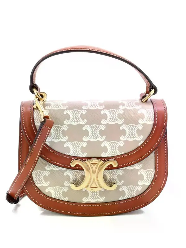 Celine Triomphe Besace Clea Top Handle Flap Bag