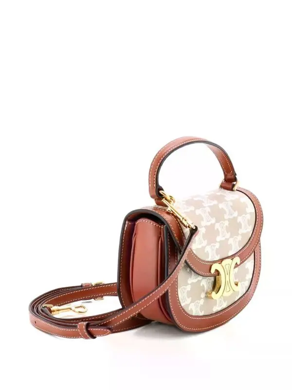 Celine Triomphe Besace Clea Top Handle Flap Bag