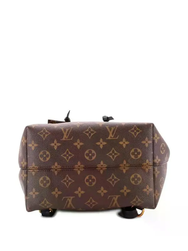 LOUIS VUITTON Montsouris Pm Backpack Monogram Canvas And Leather - Brown