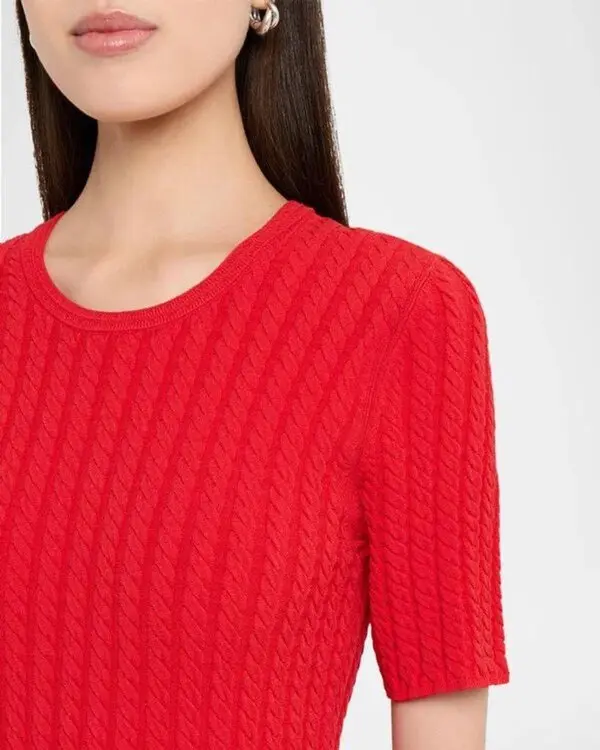 JASON WU Cable-knit Midi Sweater Dress