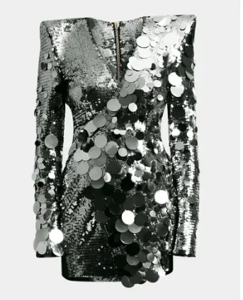 ZHIVAGO The Shimmer Sequined Mini Dress