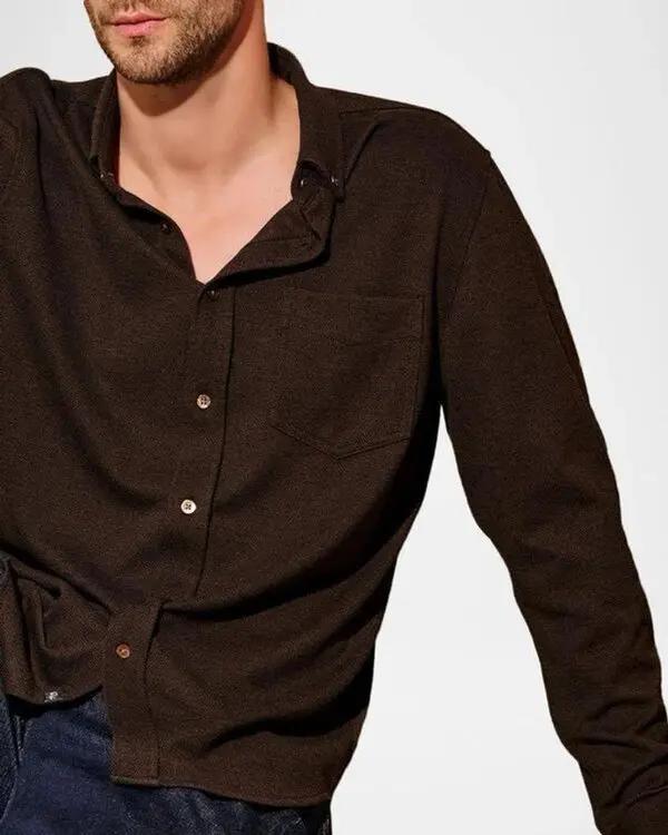 Rails Apos;s Tech Pique Button-front Shirt