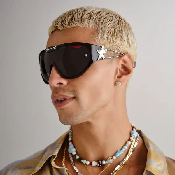 Le Specs Ski Shield Sunglasses - Black