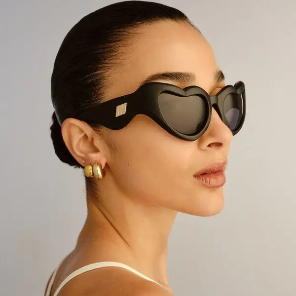 Le Specs Fast Love Heart Sunglasses